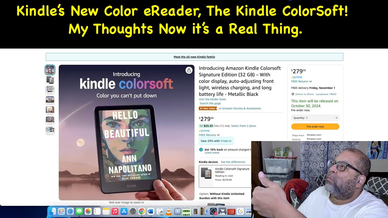Kindle’s New Color eReader, The Kindle ColorSoft! My Thoughts Now it’s ...