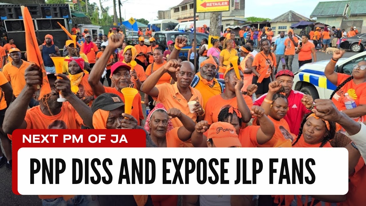 PNP rush dionne jackson Live broadcast video PNP Jamaica Politics Live ...