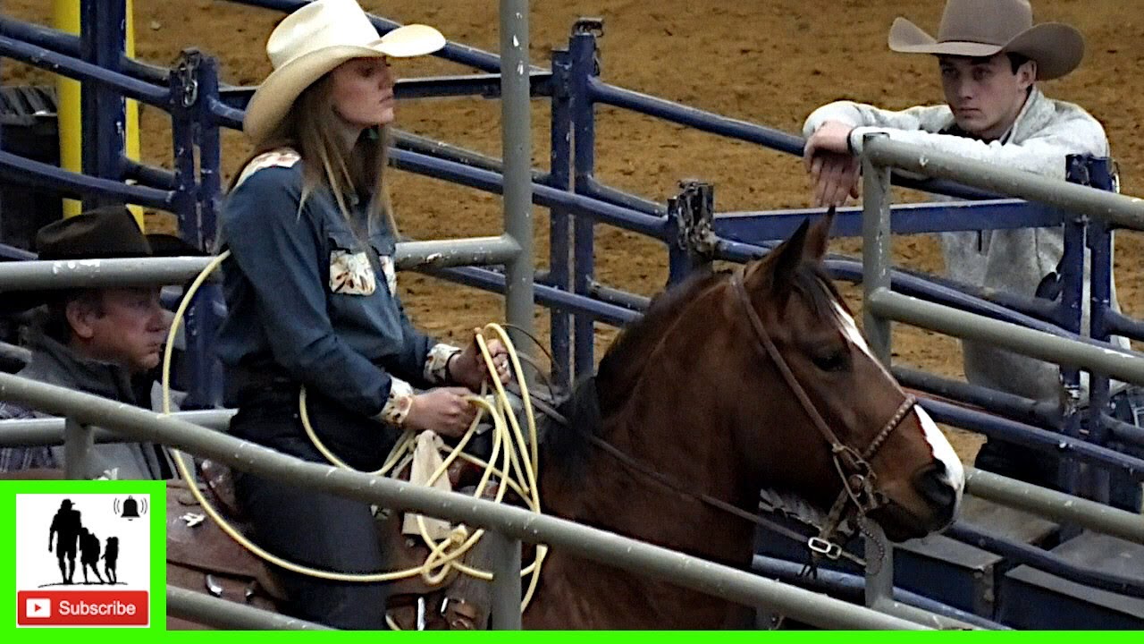 Ladies Open Breakaway Roping Round 1 Part 4 - 2020 Three Star Memorial ...