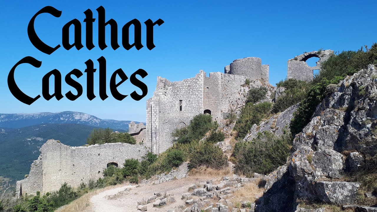 Cathar Castles - Peyrepertuse, Queribus & Alet les Bains Abbaye, France ...
