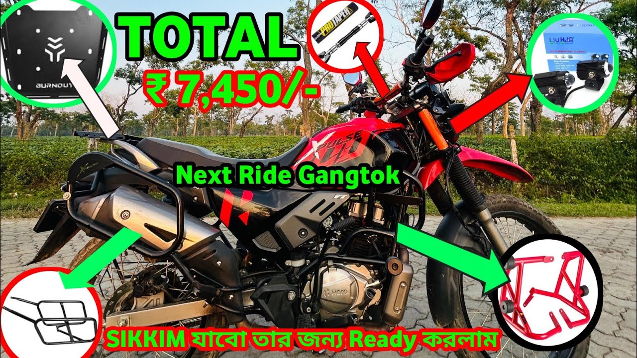 Hero Xpluse 200 4v Touring fully Modification only 8k // xpulse ...