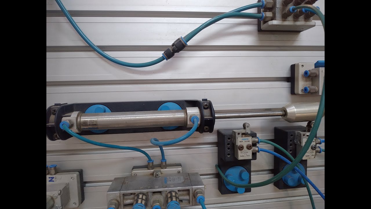 How to make A+B+A-B- Pneumatic circuit using cascade valves with actual ...