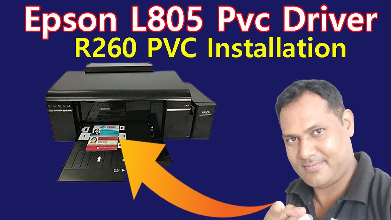 Epson L805 Pvc Driver Installation 🔥🔥 || How To Install Epson Stylus ...