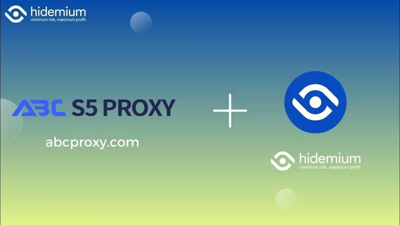How to setup ABCProxy Residential proxy in Hidemium - YouTube