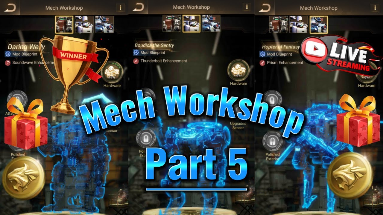 Mech Workshop: With All The Details Part-5 Giveaway for 10 people 10$🎉🎁- Last Shelter Survival ...