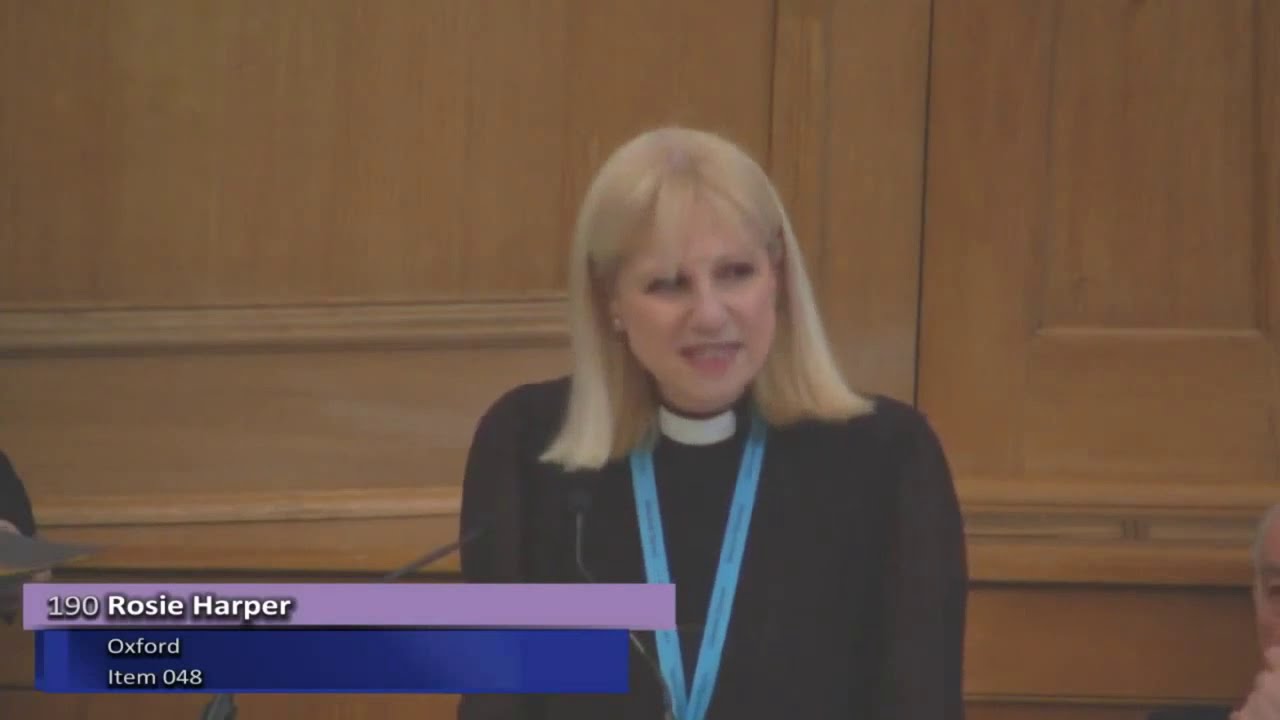 General Synod Feb 2020 - Canon Rosie Harper - YouTube