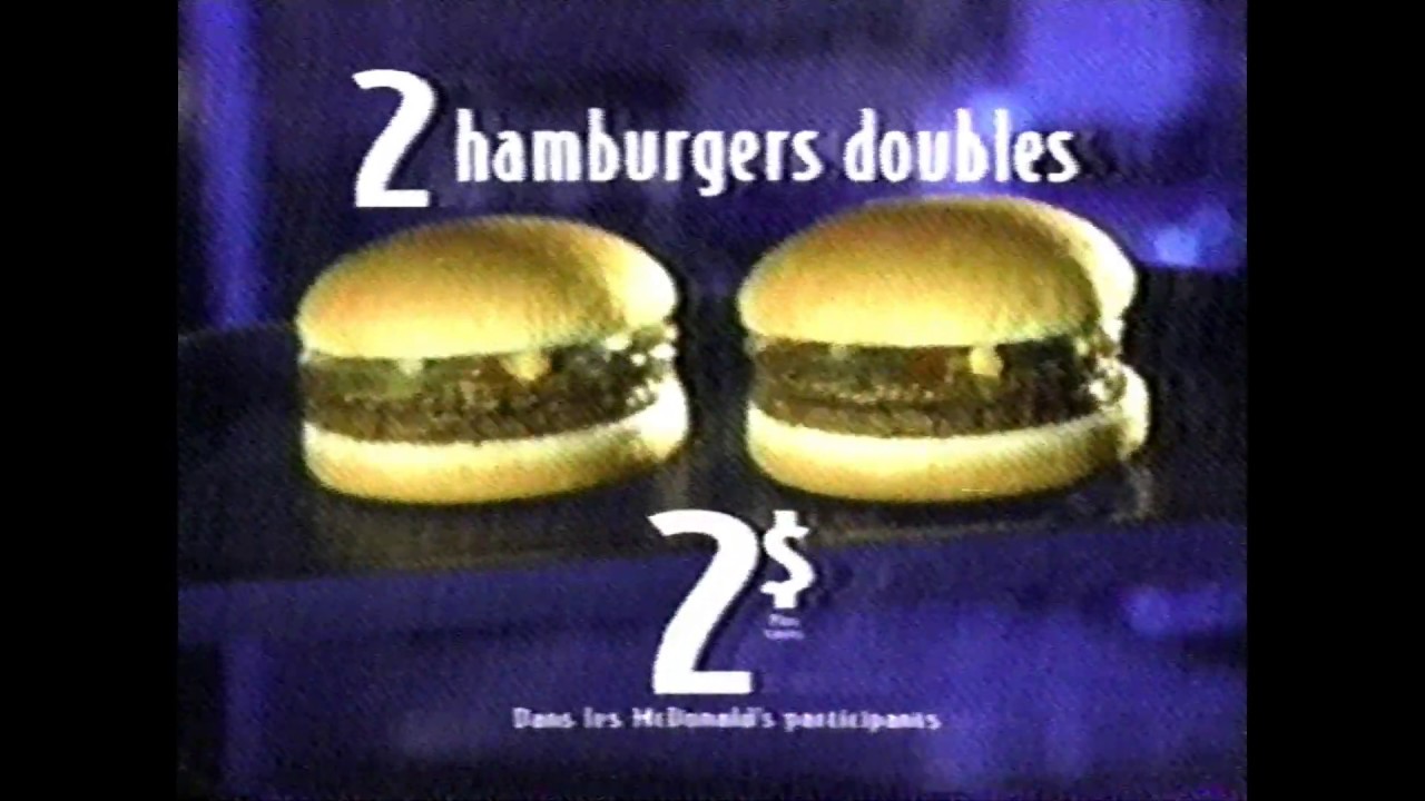 Pub Québec - McDonald's (1995) - YouTube
