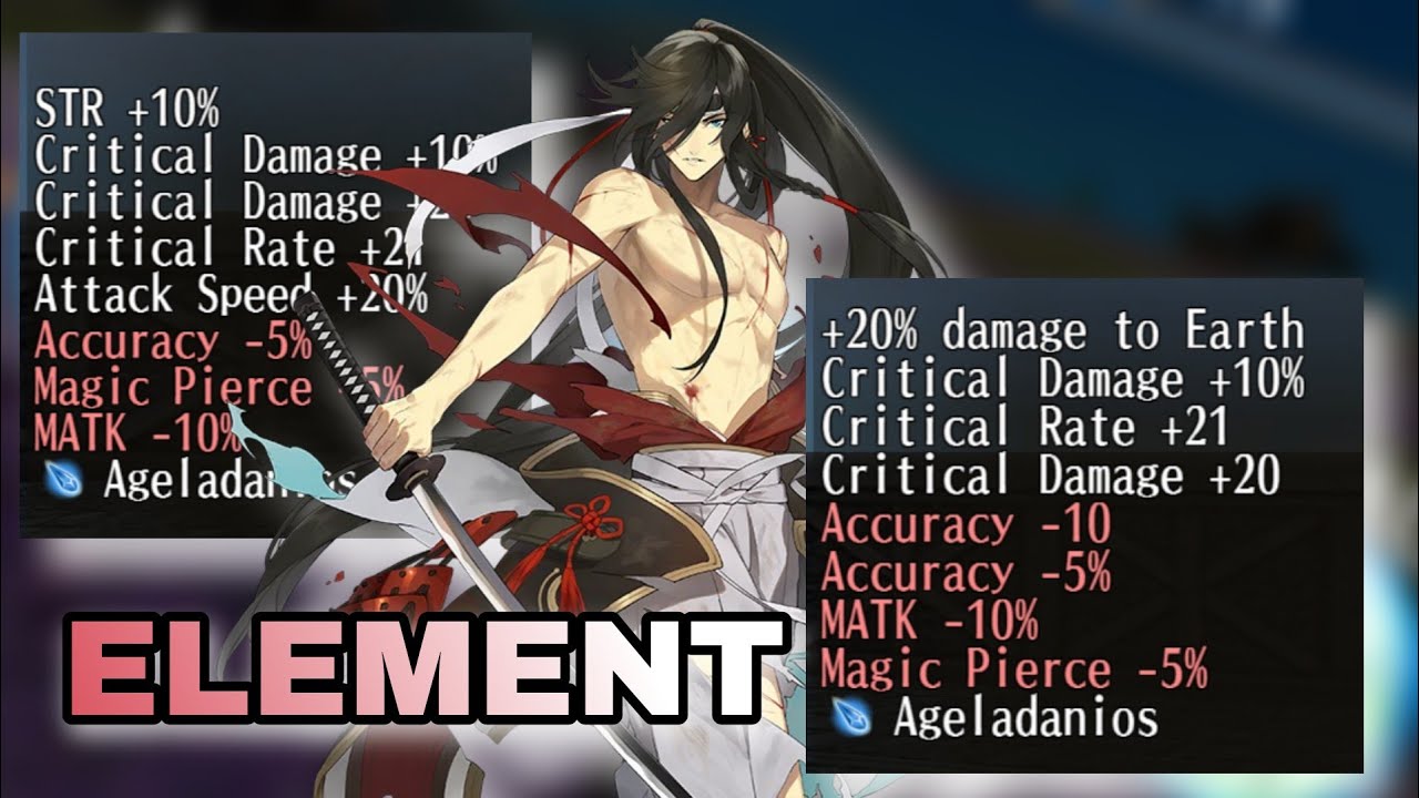 Toram Online - Damage to Element VS Str Critical Damage Armor - YouTube