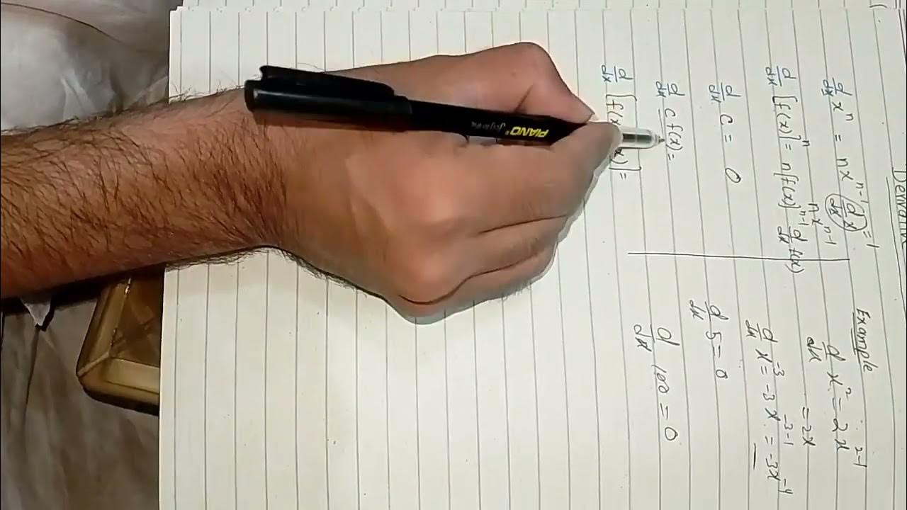 Introduction of Derivative of function || Ex#2.4 Qs no. 1 & 2. 2nd Year Math. By : Prof. M ...