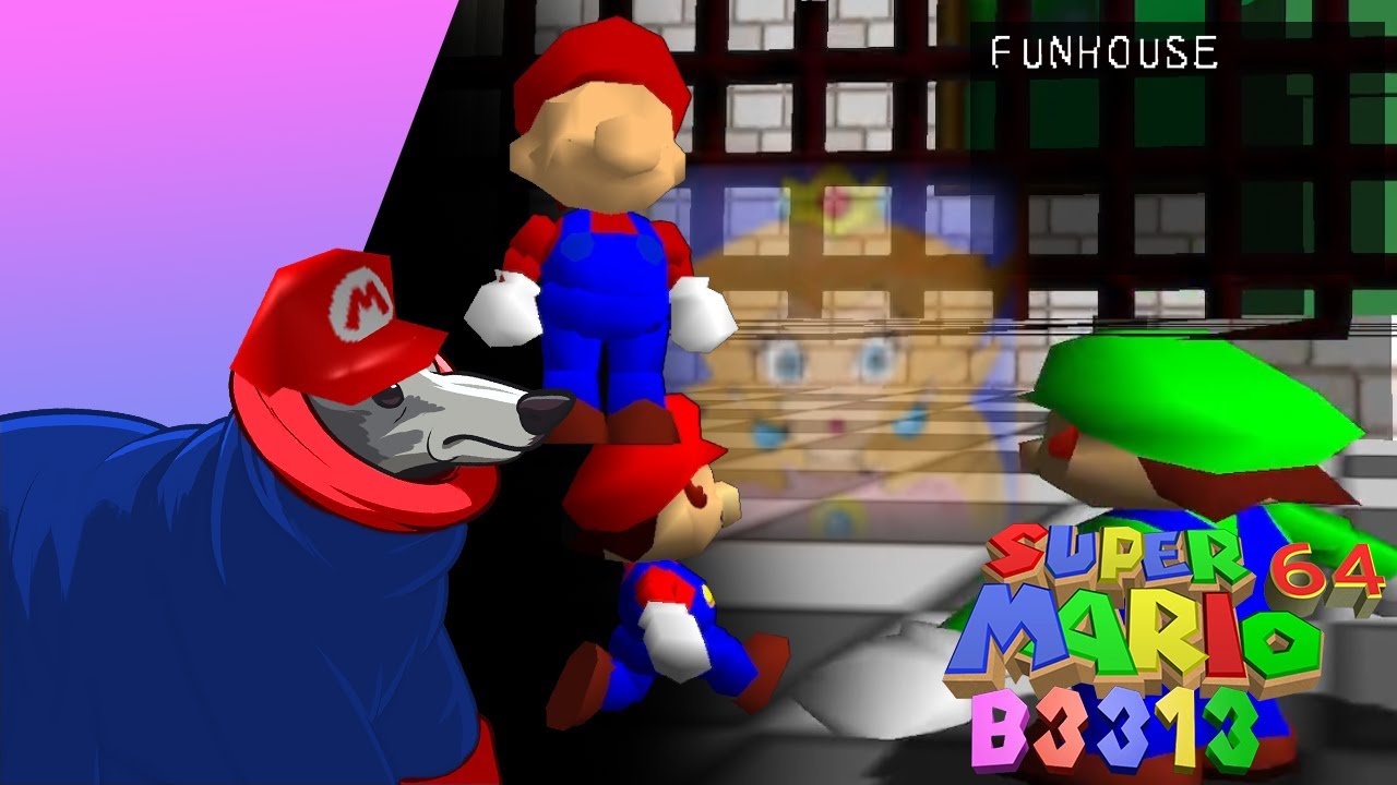MarioInATopHat: Super Mario 64 B3313 (Welcome To The Funhouse) - YouTube
