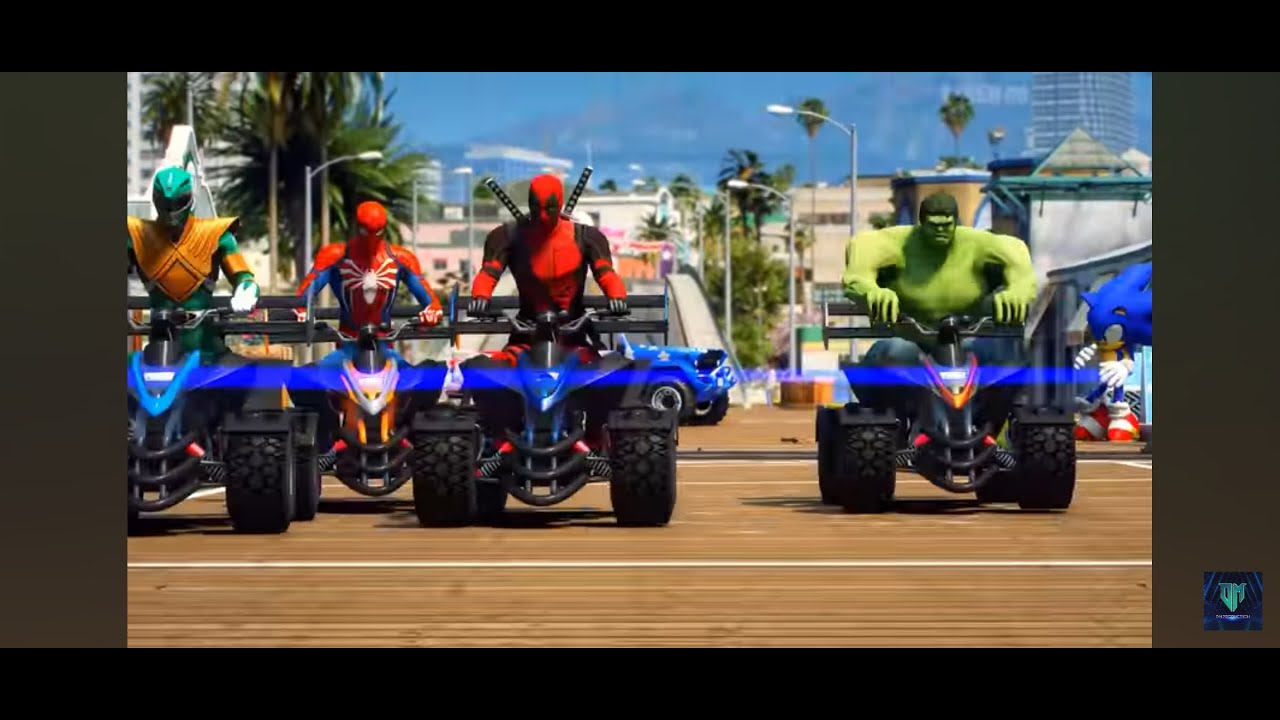 #car🚗 Spiderman & superhero Marvel race challenge arena - YouTube