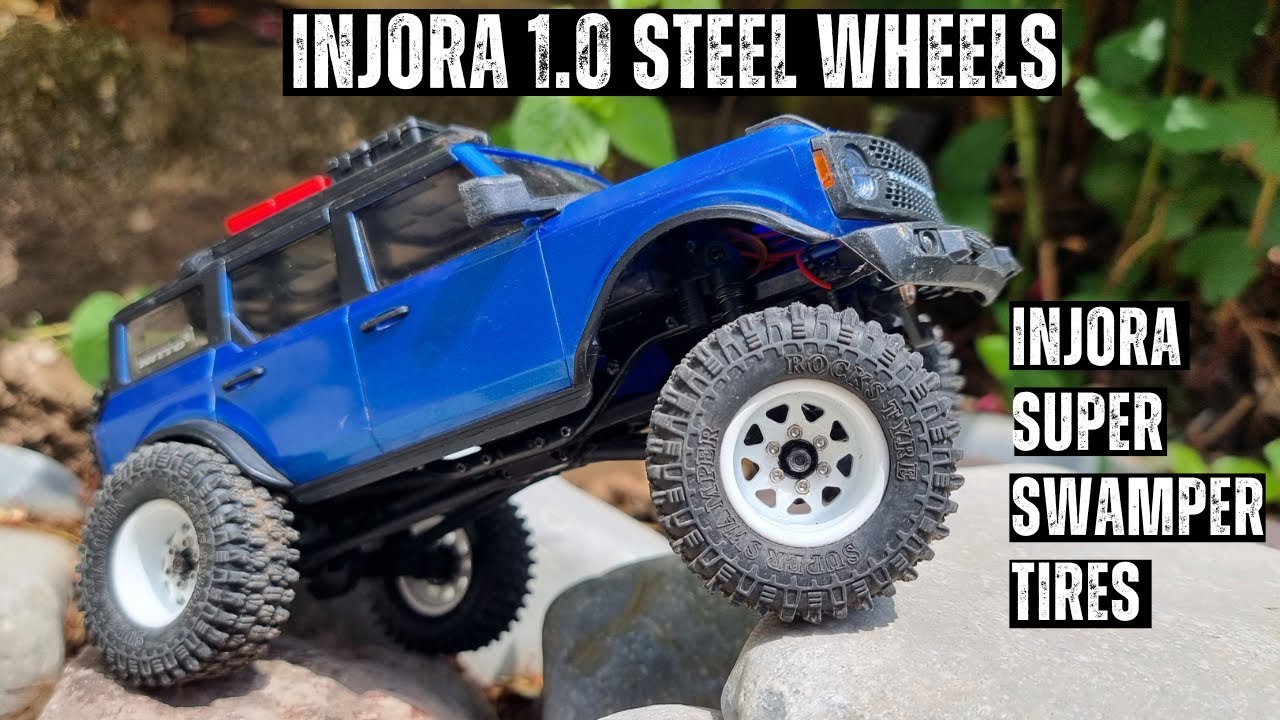 SCX24 Bronco Build - Injora Upgrades - Wheels & Tires - YouTube