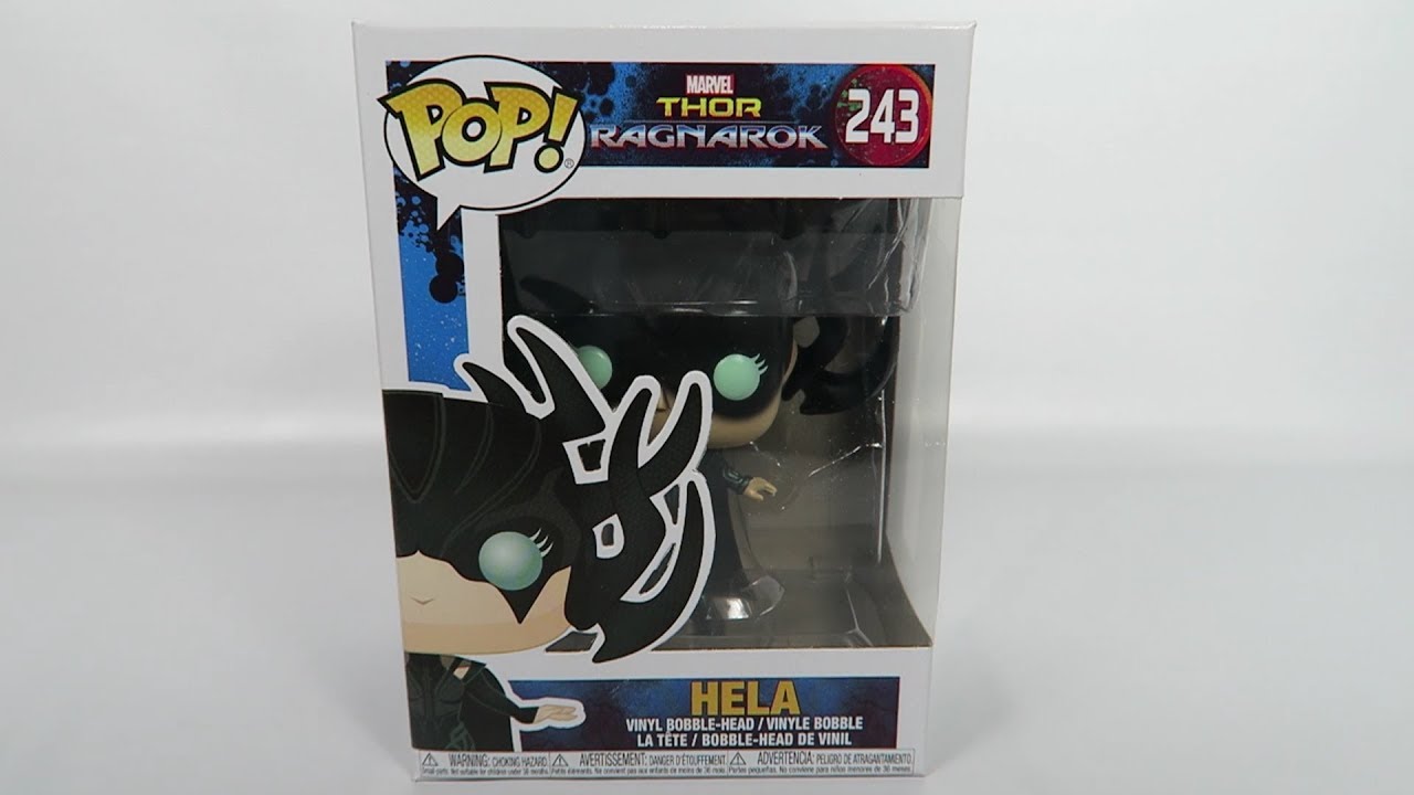 Funko Pop Vinyl Thor Ragnarok Hela Unboxing - YouTube