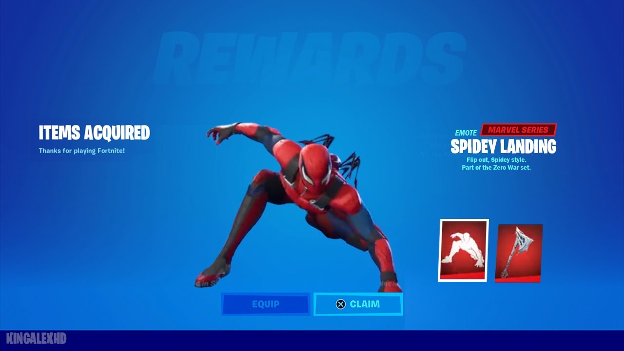 How To Get Spidey Landing Emote & Web Slicer Pickaxe FREE CODES in ...