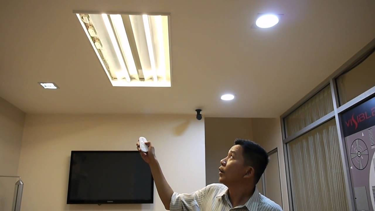 Wireless T8 LED Tube with 4 Zones Remote Control - YouTube