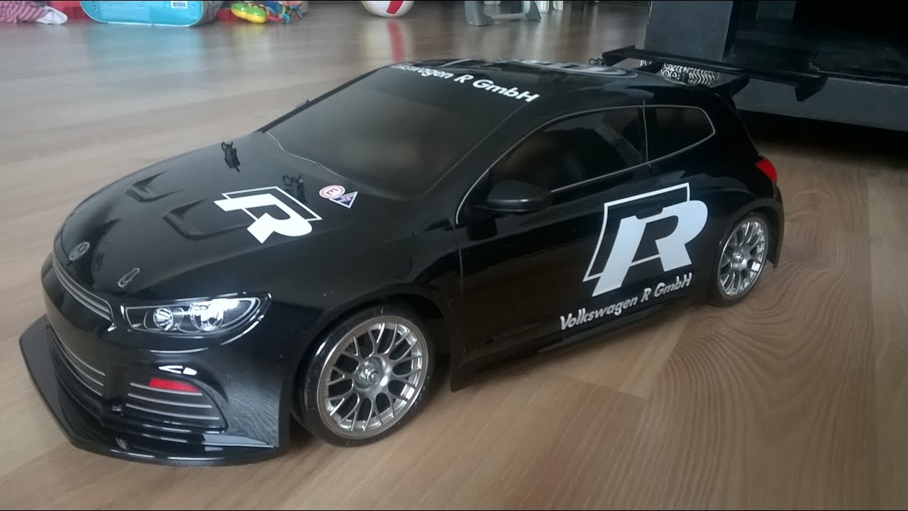 RC 'Drift' with Tamiya TT-01D, VW Scirocco GT - YouTube