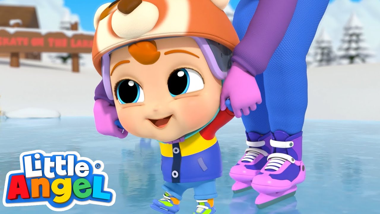 Skating Together is Fun | LITTLE ANGEL | Kids TV Shows | Cartoons For ...