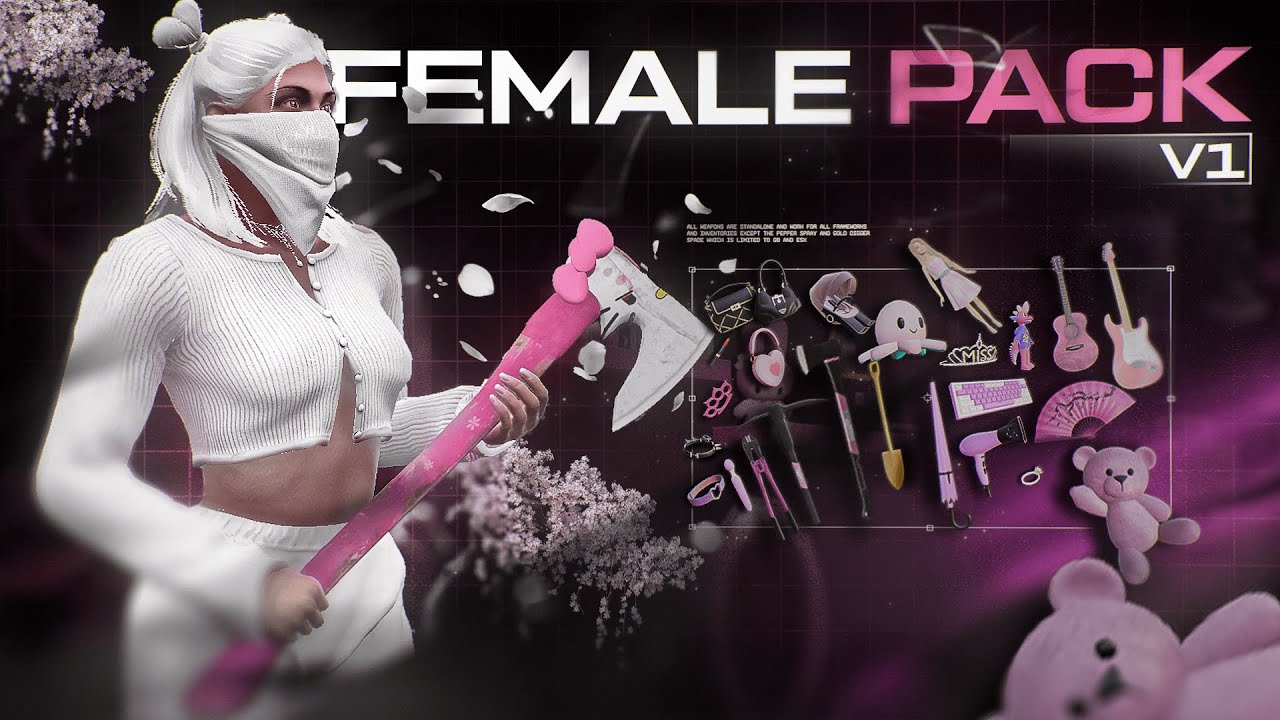 Fivem Female Weapon Pack | Custom Melee Weapons for FiveM Servers - YouTube