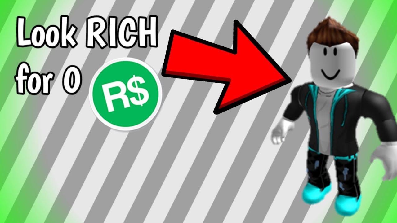 How to look rich on roblox for 0 robux - YouTube