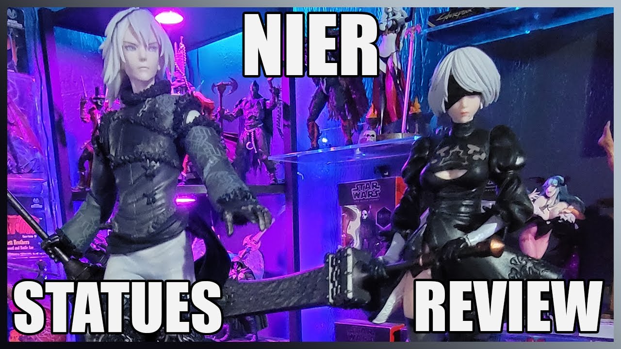 Nier (2B/Male Protagonist) | Square Enix Statues Review - YouTube