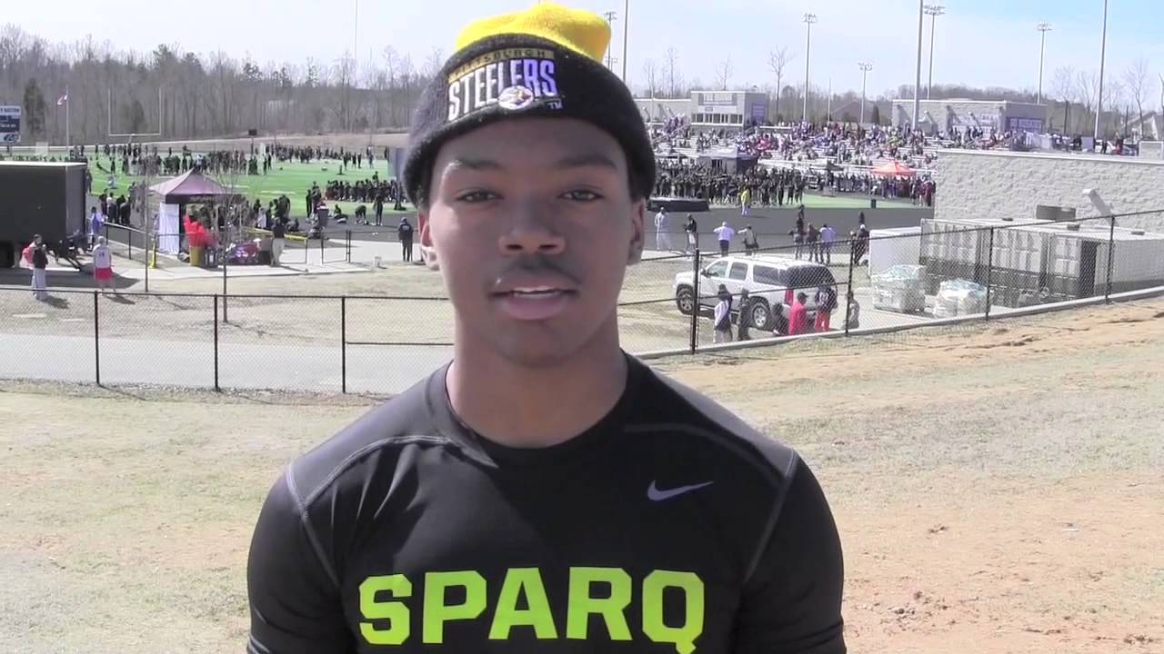 COREY BELL JR. @ 2014 Charlotte Nike Combine | '15 DB Hough (Cornelius ...