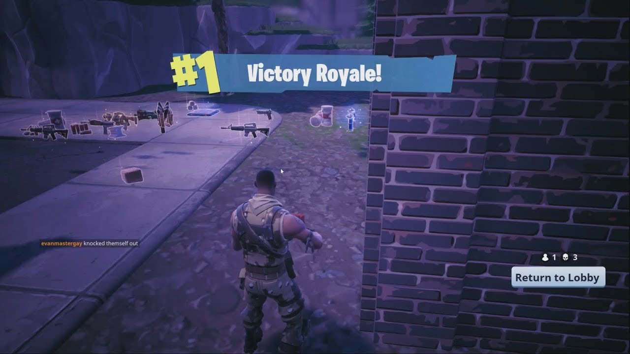 FORTNITE SEASON 1 WIN GAMEPLAY - SQUAD WIN - OLD MUSIC - YouTube