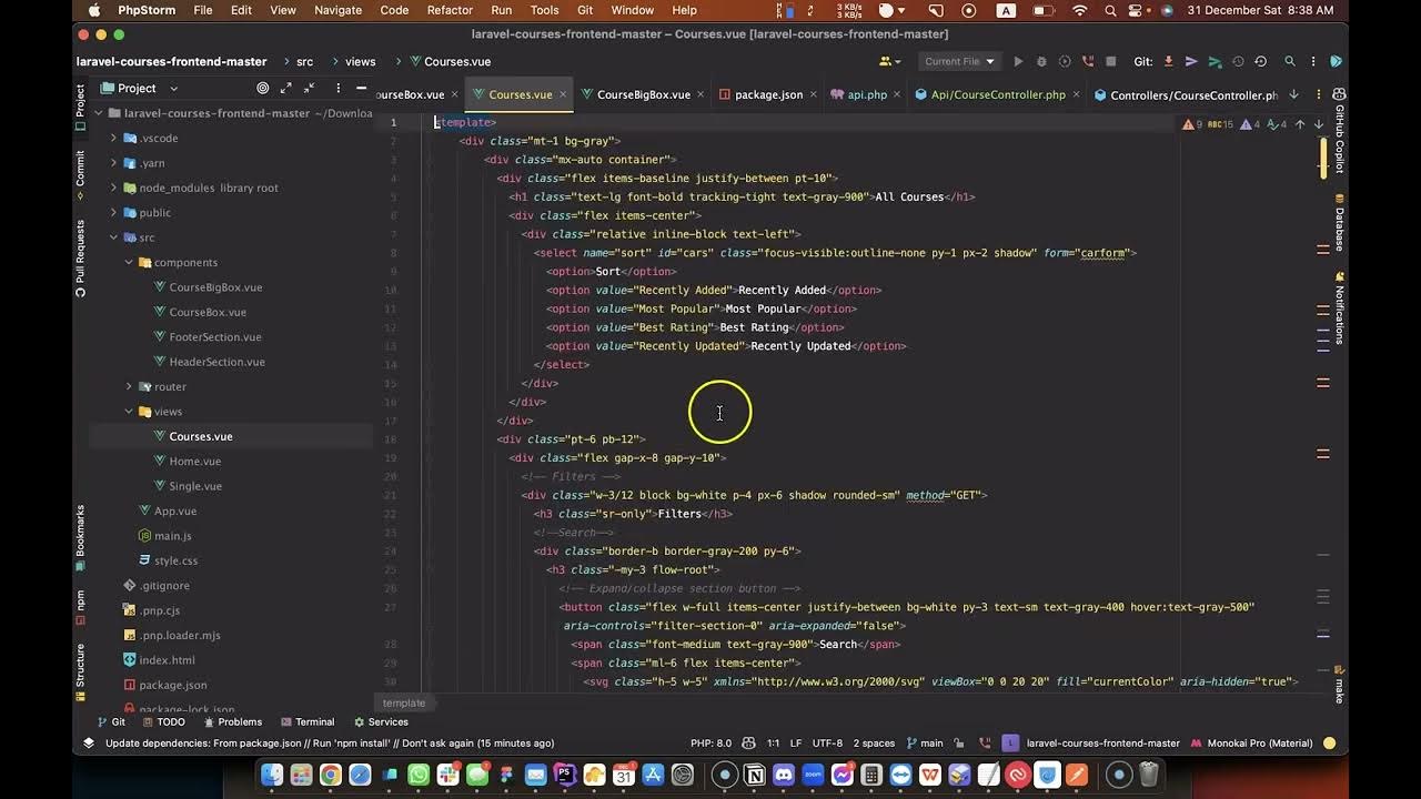 Journey to Vue & Laravel - Class - 17 (Bonus) - YouTube