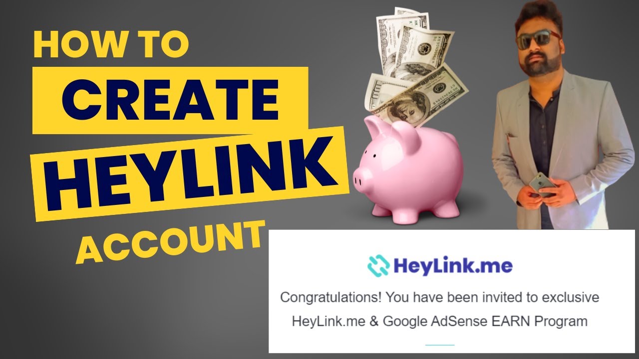 how to create heylink.me account - Google Link Earning - Online earning ...