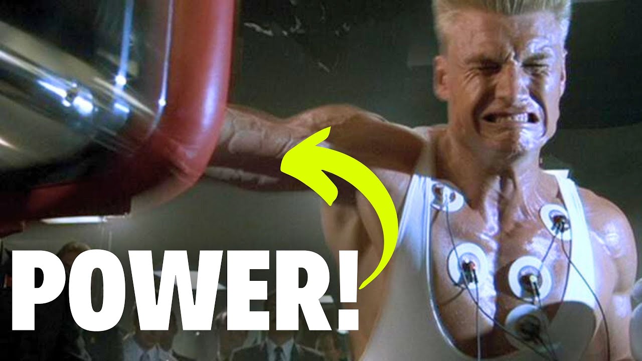 Ivan Drago demonstrating his punching power - YouTube