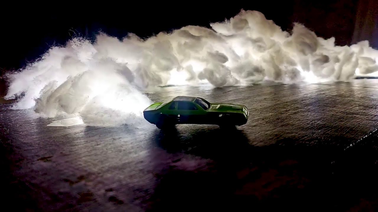 RACING CAR DRIFT effect | using LED and COTTON | - YouTube