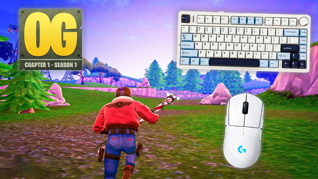 Aula F75 PRO ASMR 🤩 OG Fortnite ⭐ Satisfying Keyboard Fortnite 144 FPS ...