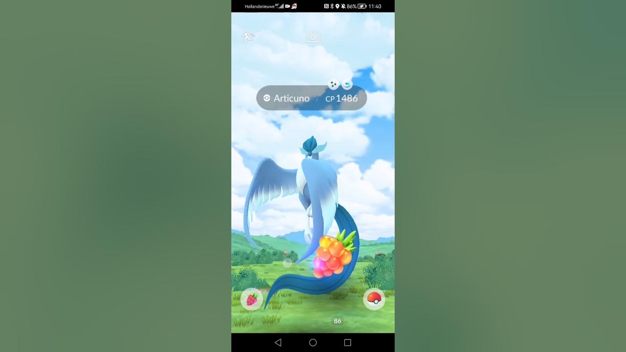 Pokémon GO catching Shiny Galarian Articuno - YouTube