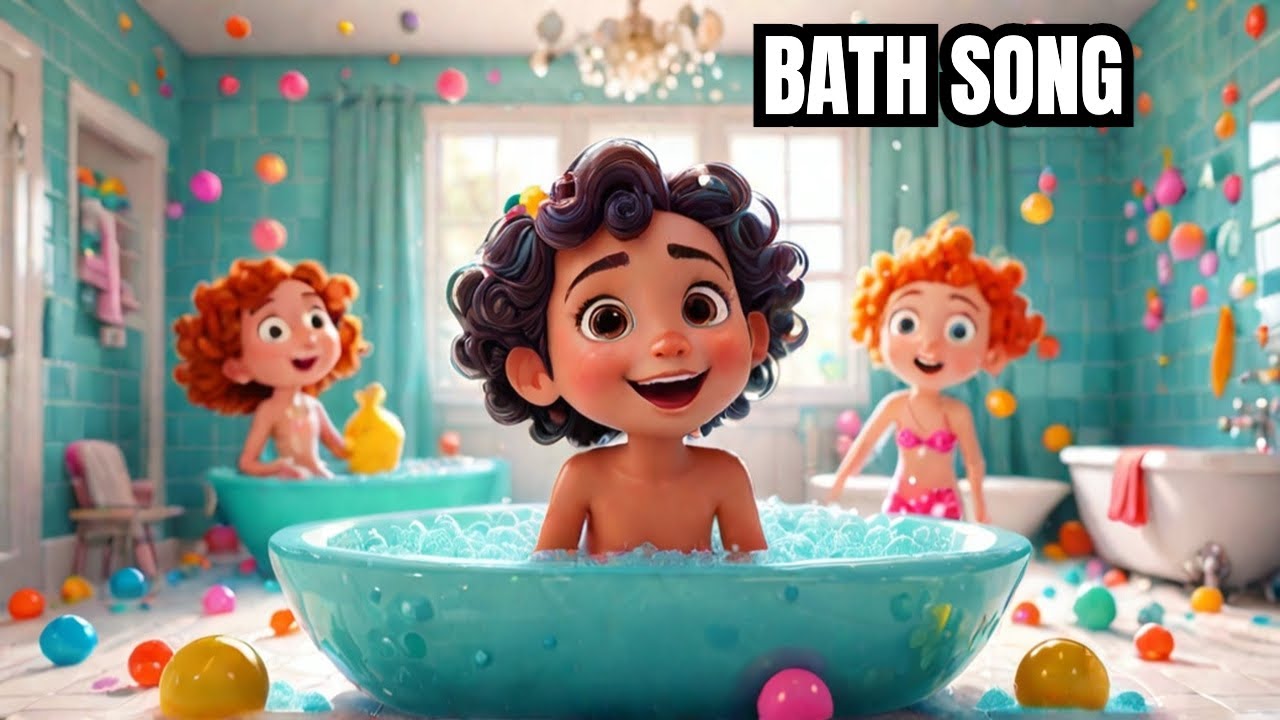Bath Song | Bath Time Fun with Nursery Rhymes and Kids Songs ...