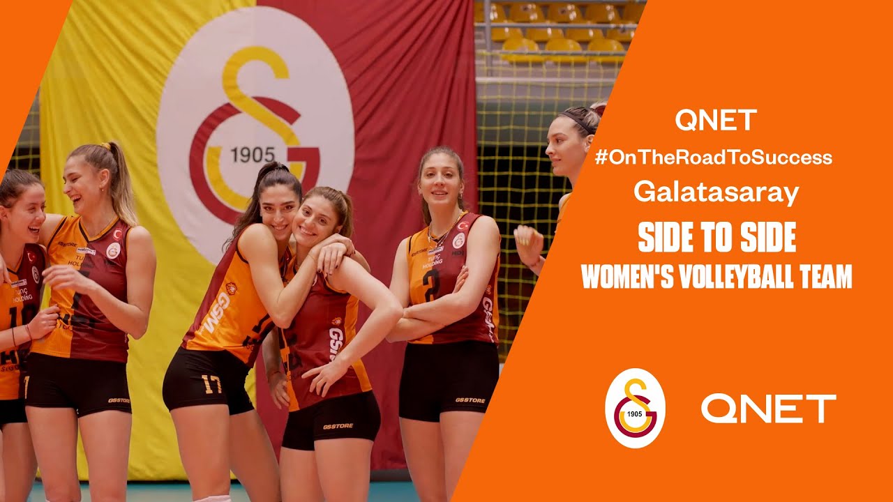 QNET With Galatasaray Volleyball Team! | #BaşarıyaGidenYolda - YouTube
