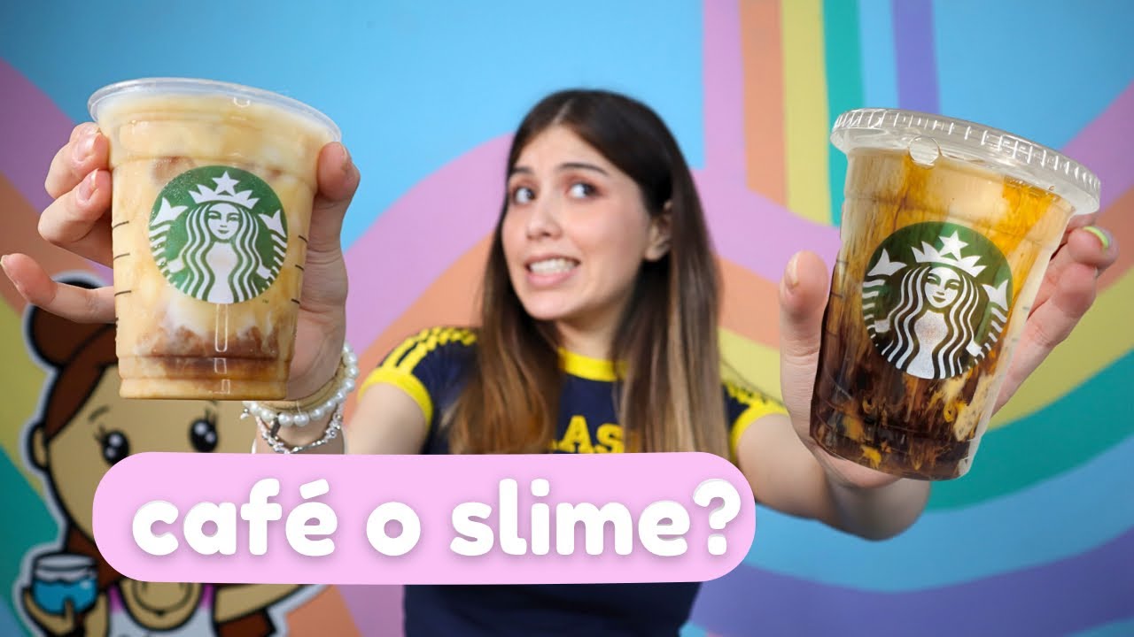 RECREANDO BEBIDAS DE STARBUCKS CON SLIME! - YouTube