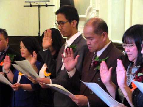 Justice Steve Coroza Inducts New AFCA Officers - YouTube