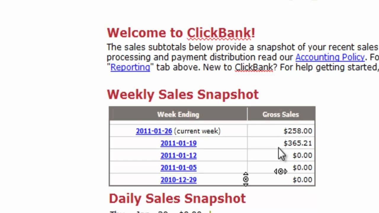How To Fake A Clickbank Screenshot - YouTube