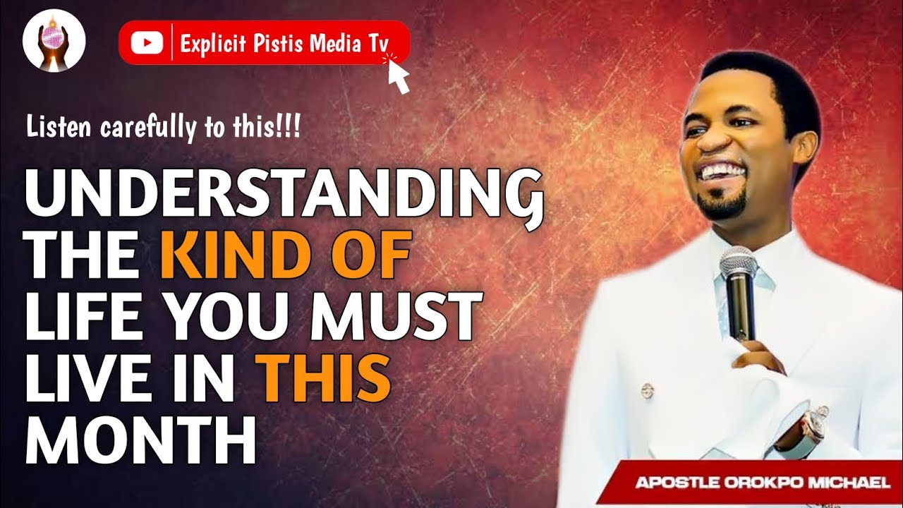 LISTEN CAREFULLY, THIS IS THE KIND OF LIFE YOU MUST LIVE THIS MONTH ...