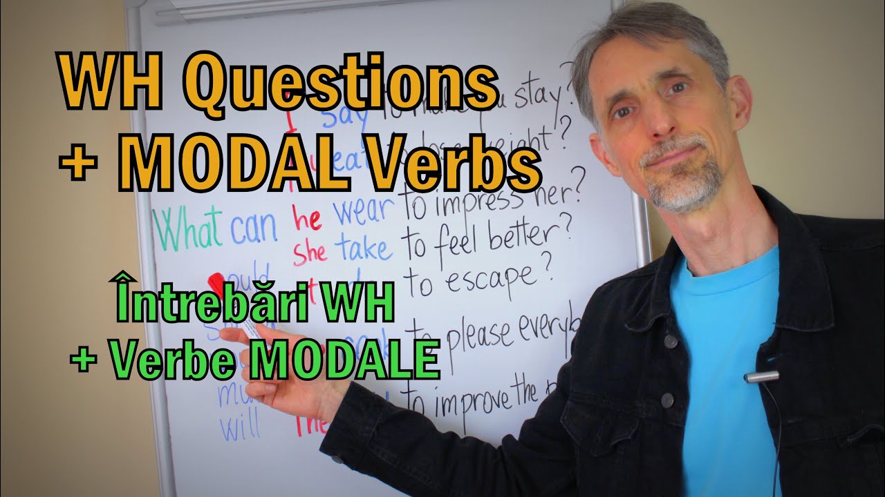 Sa invatam Engleza - QUESTIONS with WHAT +-Modal Verbs - Let's learn ...