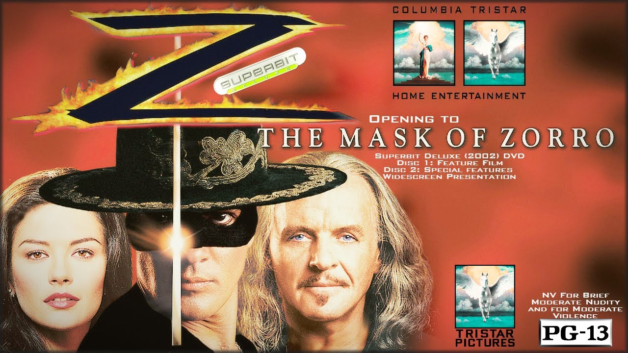 Opening to The Mask of Zorro (2002) Superbit Deluxe DVD ( both disc ...