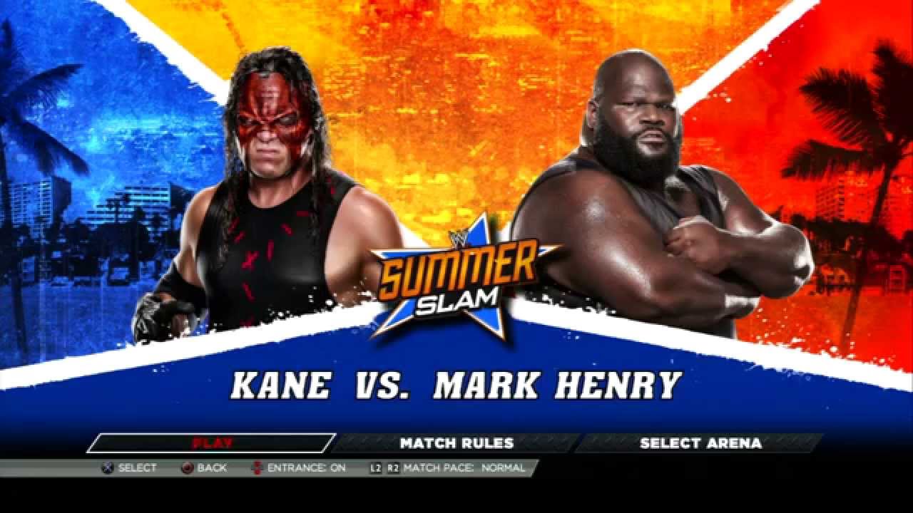ww2k15 (kane vs mark henry) summer slam fighting part2 2015 - YouTube
