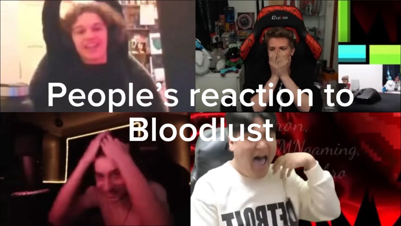 People’s reaction when beating Bloodlust - YouTube