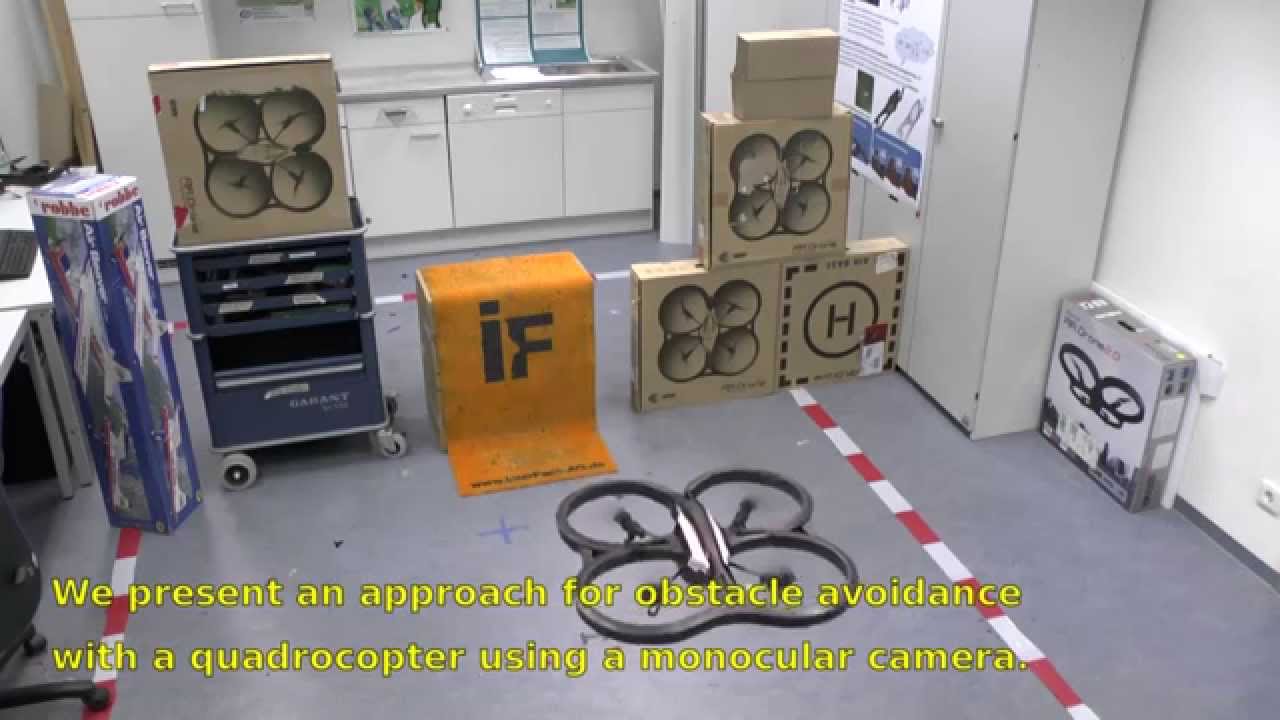 Collision Avoidance for Quadrotors with a Monocular Camera - YouTube
