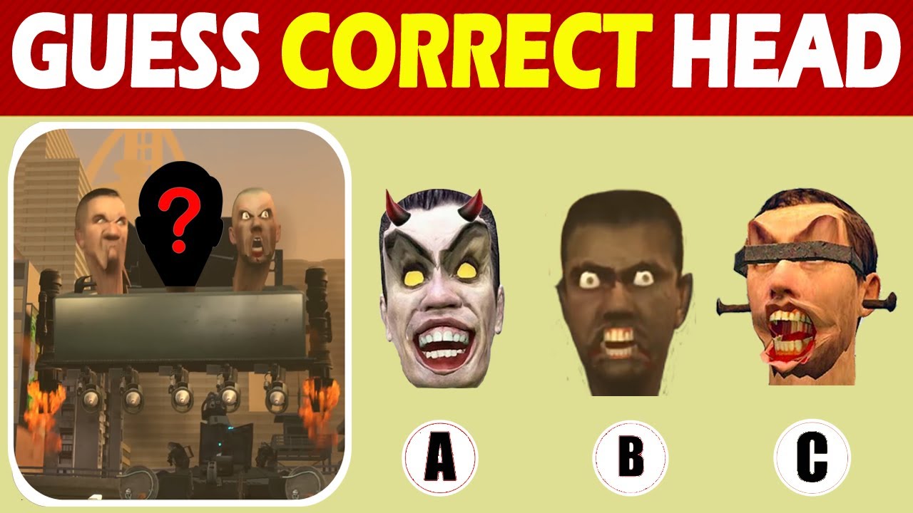 GUESS the CORRECT HEAD | Titan Cameraman Boss vs Titan Speakerman Boss ...