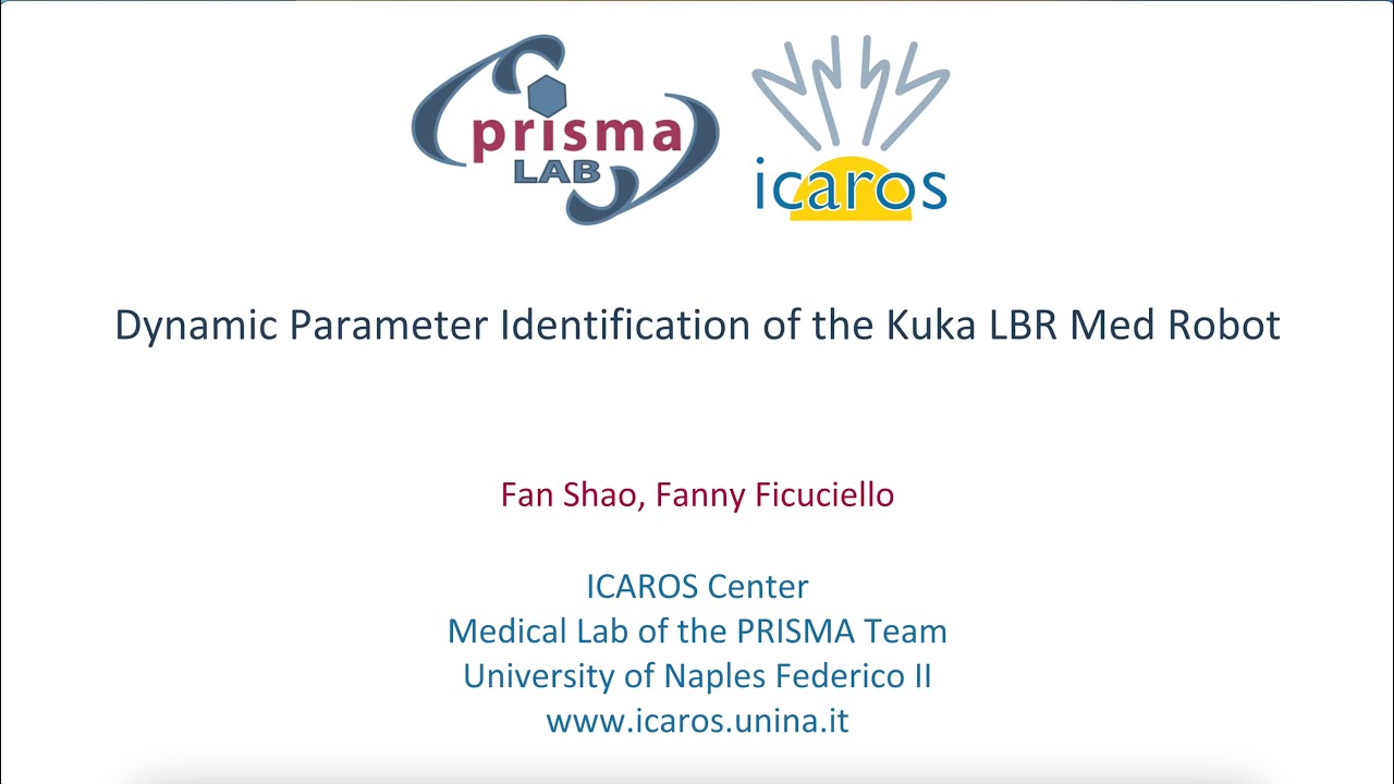 Dynamic Parameter Identification of the Kuka BR Med Robot - YouTube
