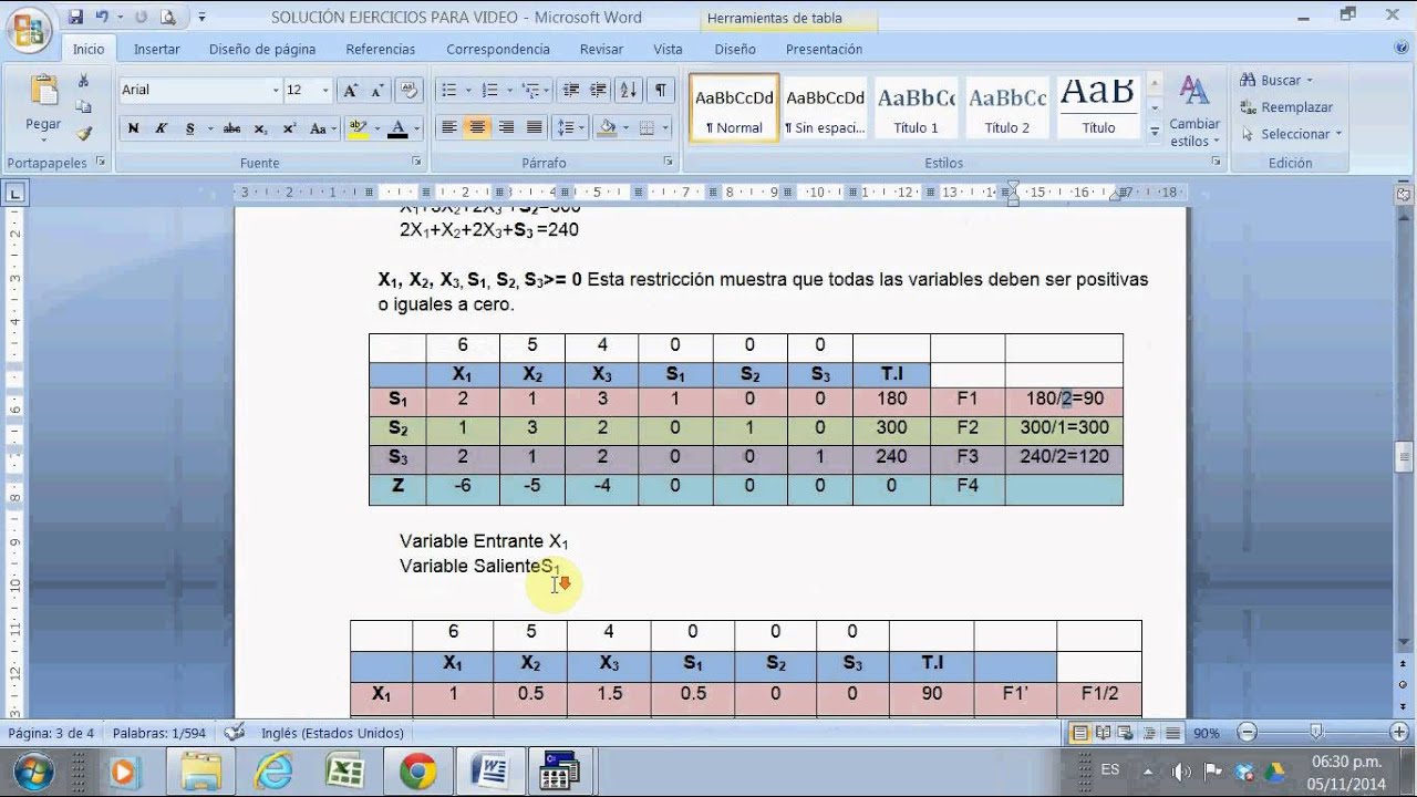 Programacion lineal con 3 variables YARELYS VARGAS - YouTube