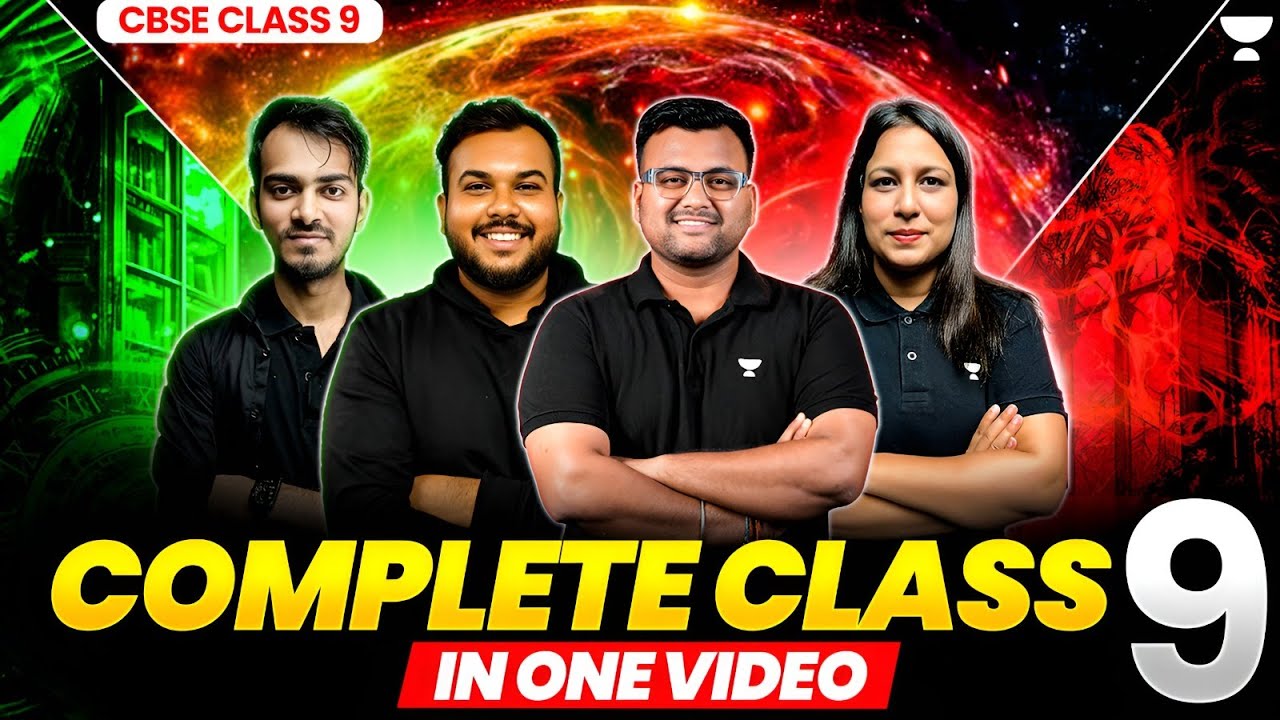 CBSE Class 9 Marathon | Aryan Sir | Kumar Sir | Prem Sir | Radhika Ma ...