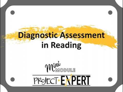 Diagnostic Assessment in Reading - YouTube