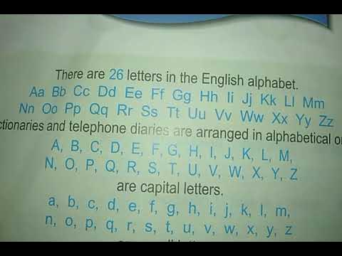 there are 26 letters in the English alphabet , - YouTube