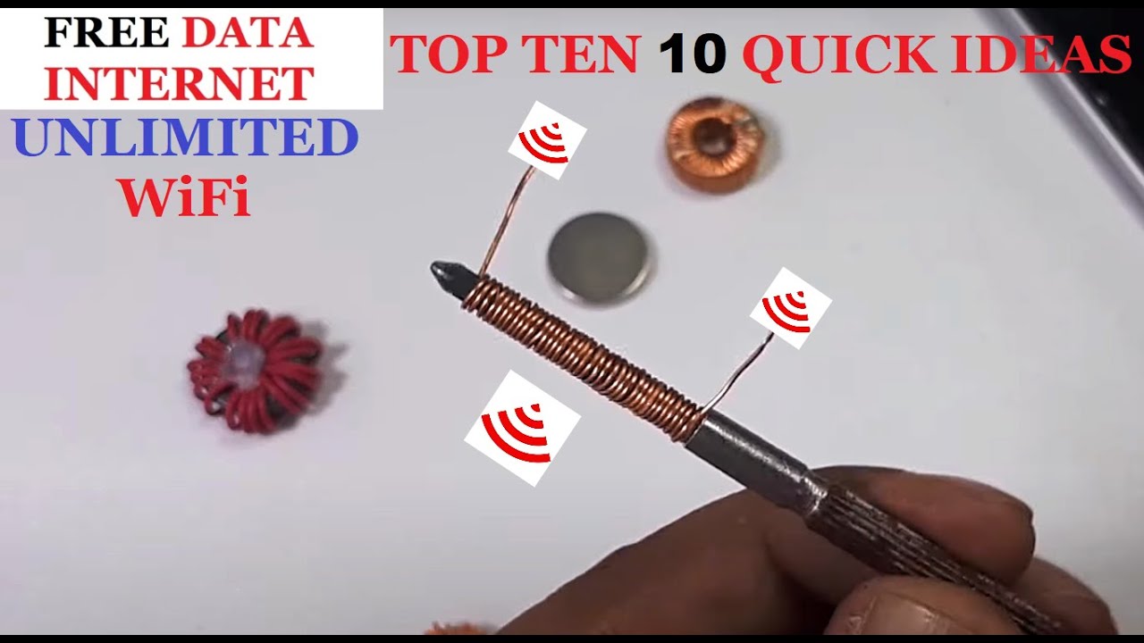 TOP 10 QUICK FREE INTERNET DATA FAST WiFi IDEAS TRICKS - YouTube